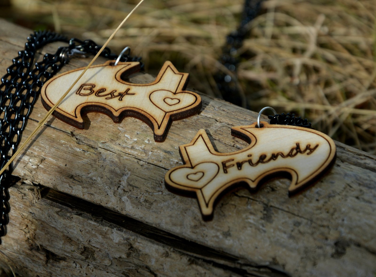 batman_best_friends_necklace_w_2 - Laser Cut Jewelry
